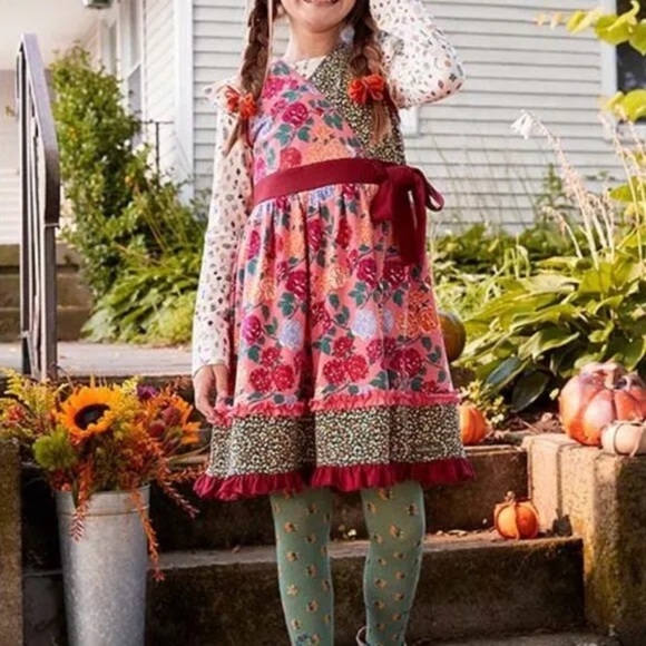 Matilda Jane | Dresses | Nwt Girls Size 4 Matilda Jane Pink Floral ...